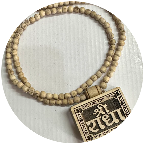 2 Round Mala – Pure Tulsi mala : Original Tulsi Kanthi Mala From Vrindavan