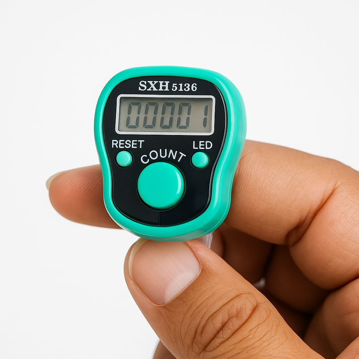 Digital Japa Counter – LED Finger Tally Counter for Mantra Counting (M ...
