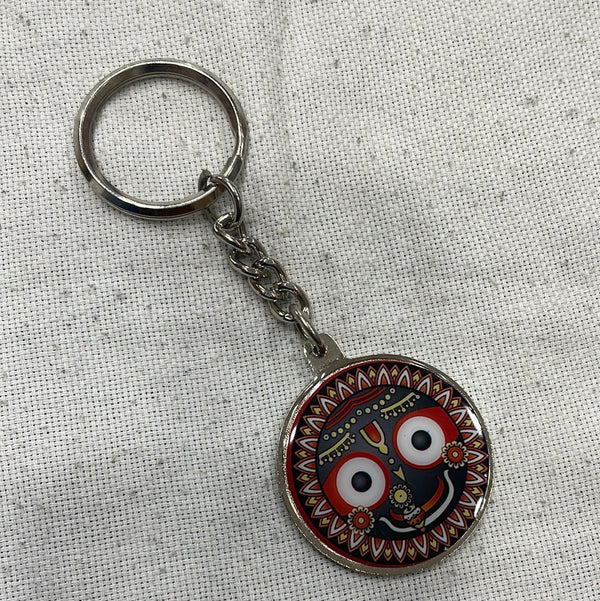 Jagannath ji metal keychain – Pure Tulsi mala : Original Tulsi Kanthi ...